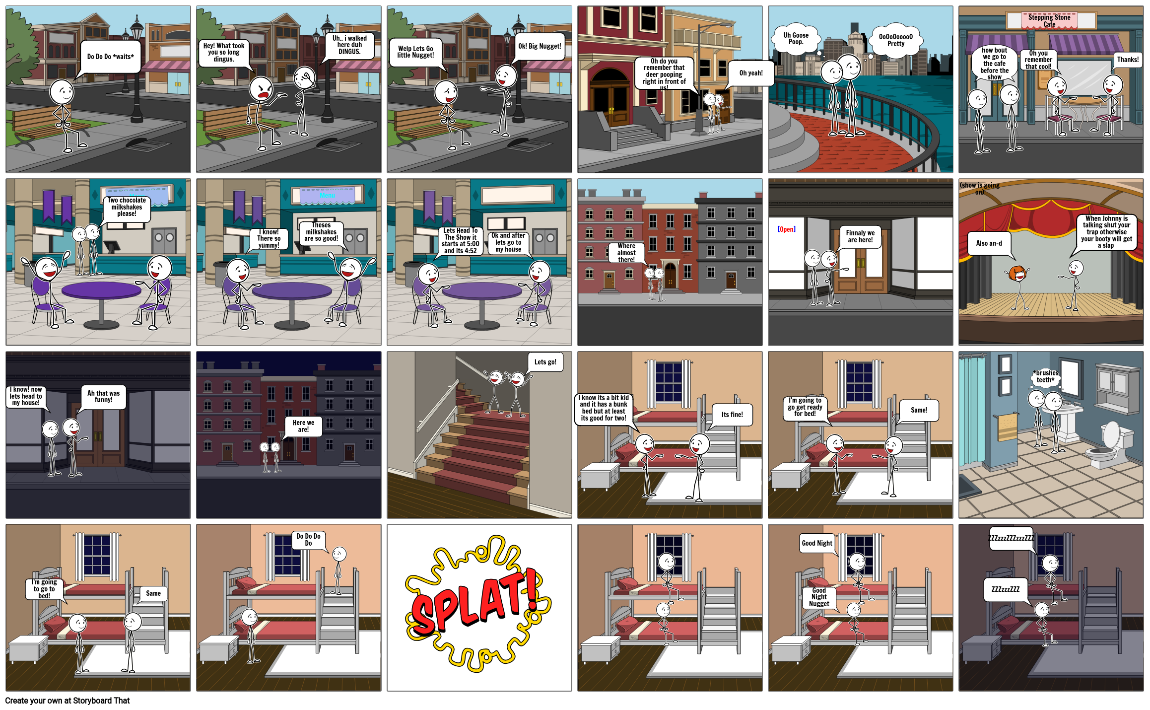 Stick Guys Storyboard by 6c09dc79
