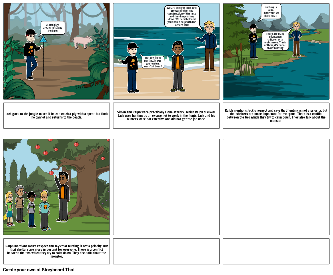 Comic Storyboard by 6d96a520