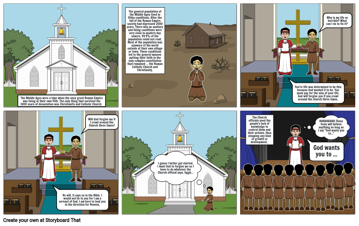 Roman Catholic Church Storyboard por 6dbffb04
