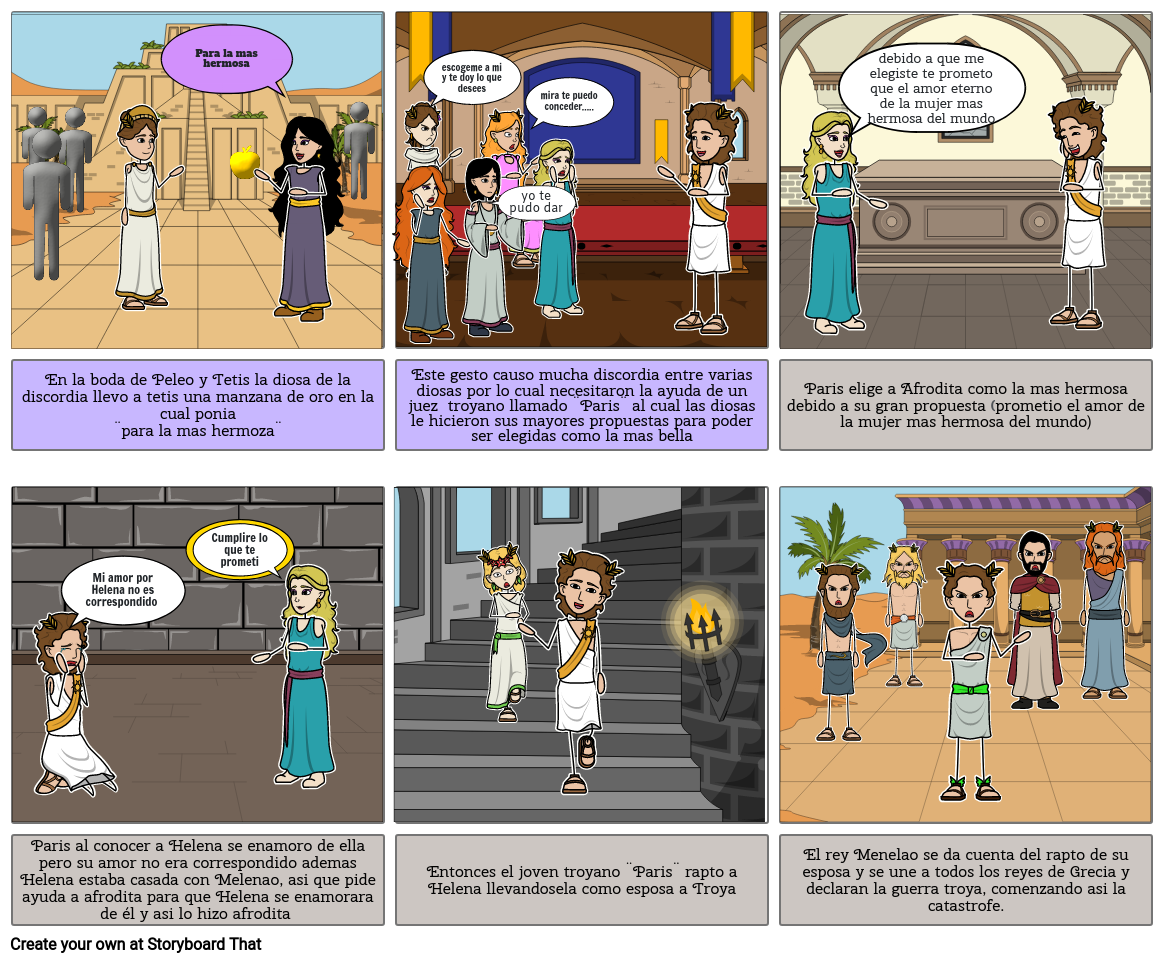 LA GUERRA DE TROYA Storyboard by 6dc3016b
