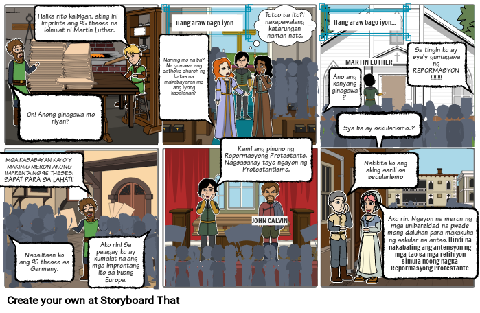 COMIC STRIP Storyboard by 6e3b01ab