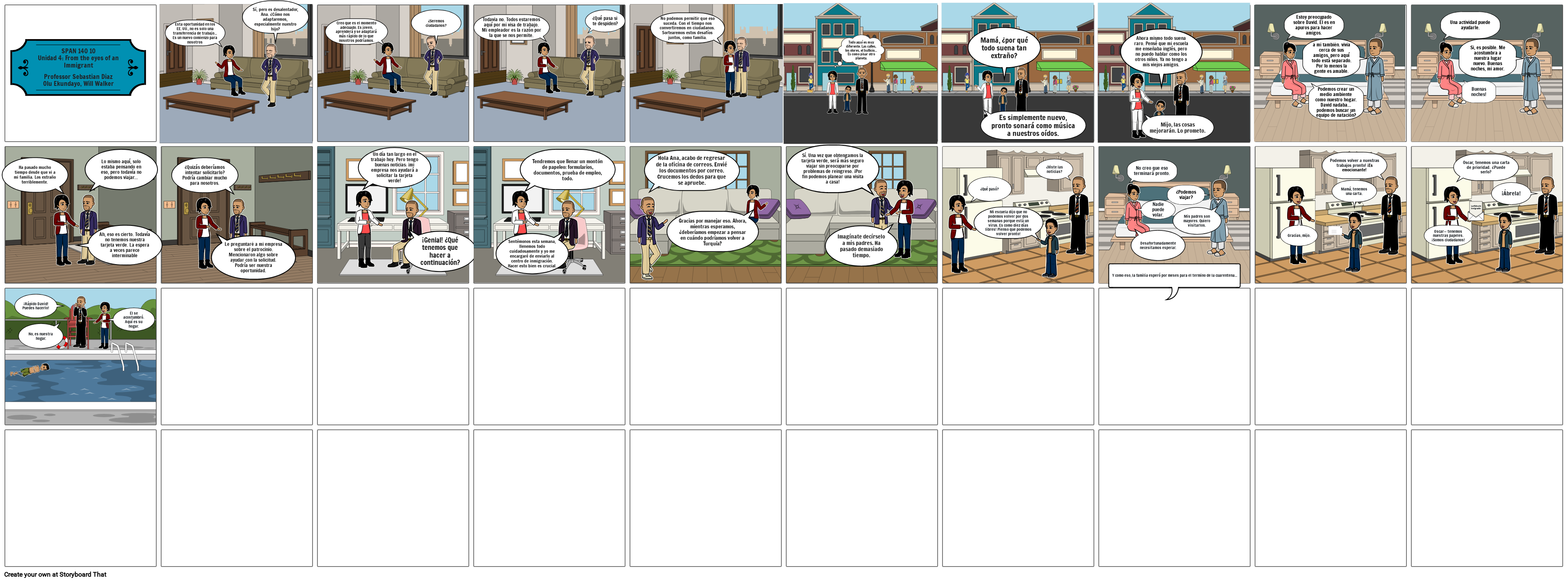inmigracion Storyboard por 6e7d52b5