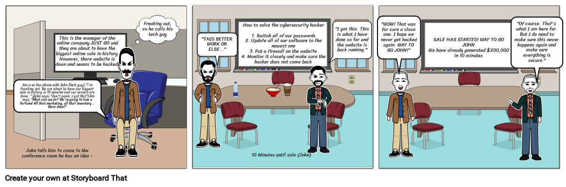 Threats and Strategies Comic Strip Assignment