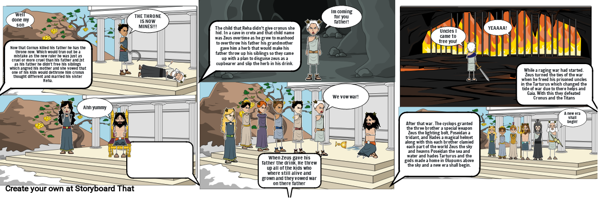 Creation Myth Pt.2 Storyboard por 6f682f6c