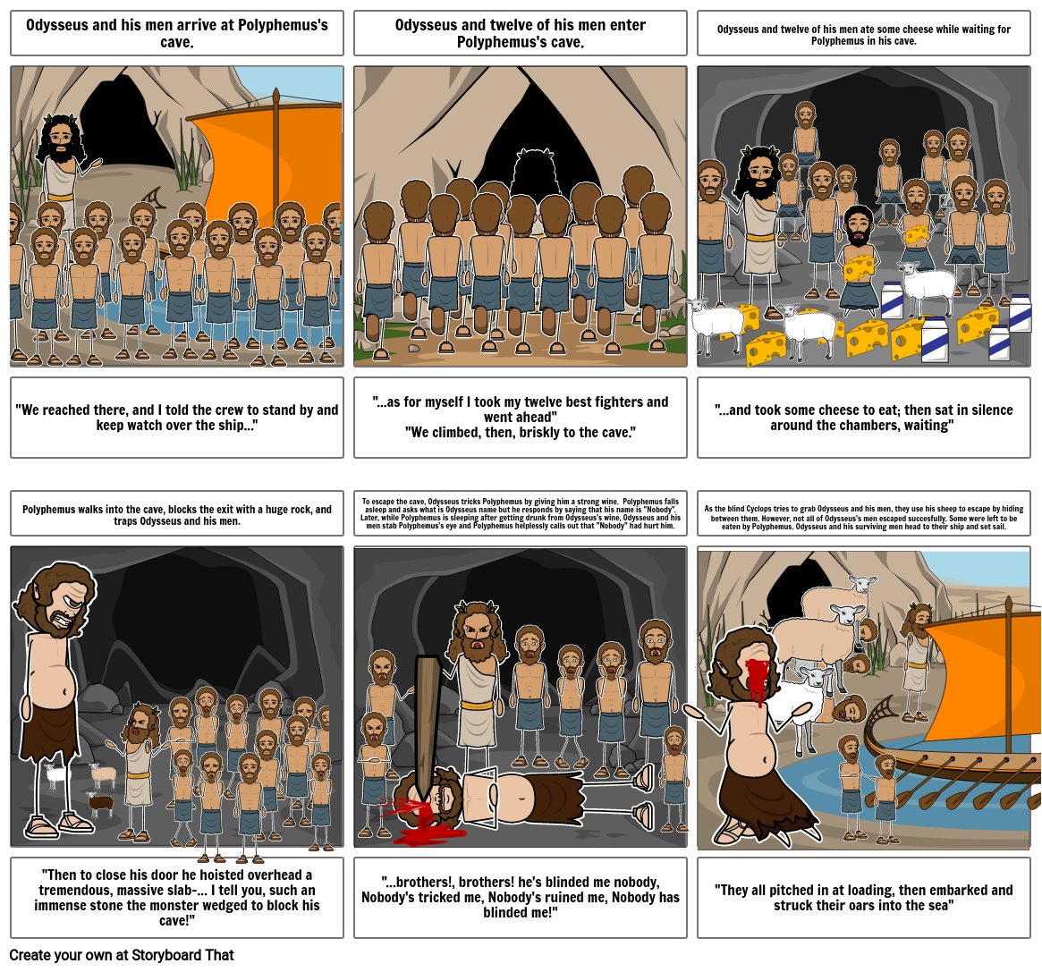 Odyssey Project Storyboard by 6f7c16e0