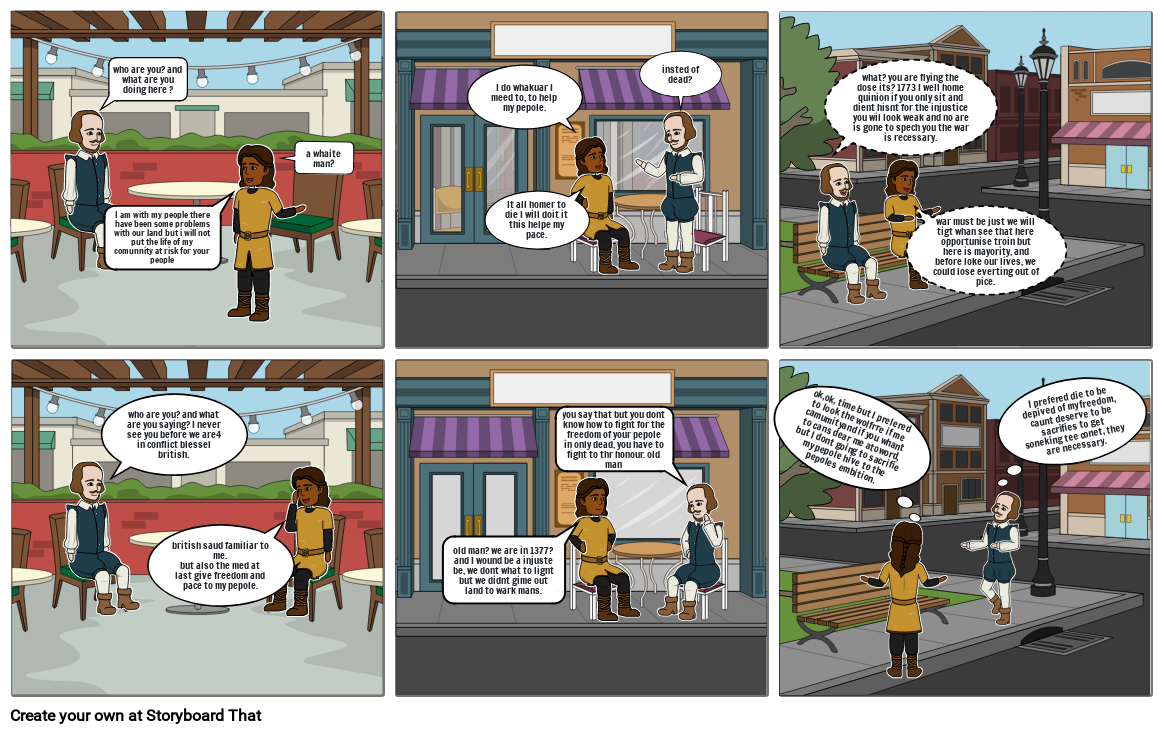 comic in gles Storyboard by 6fbf878b