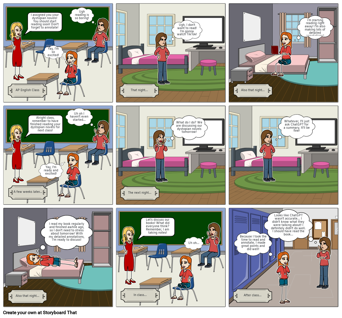 AP Lang PSA Storyboard by 6fe36ef8