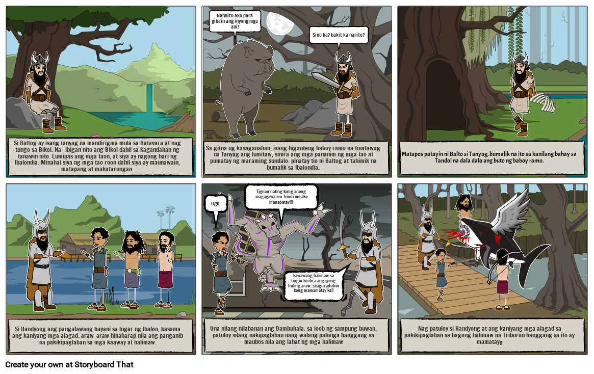 Ibalon Storyboard by 7055e6a5