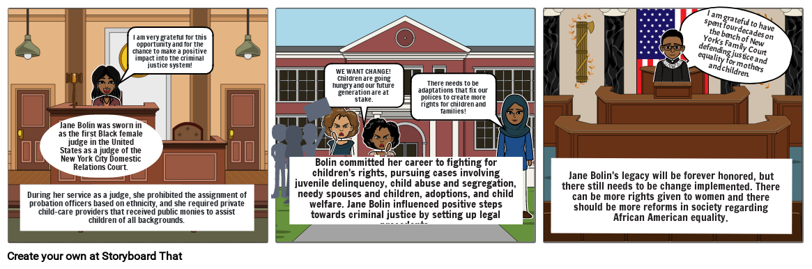 Jane Bolin’s Life Pt.2 Storyboard by 70611798