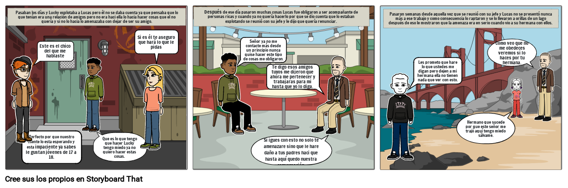 Historieta del racismo 2 Storyboard by 70d0ddda