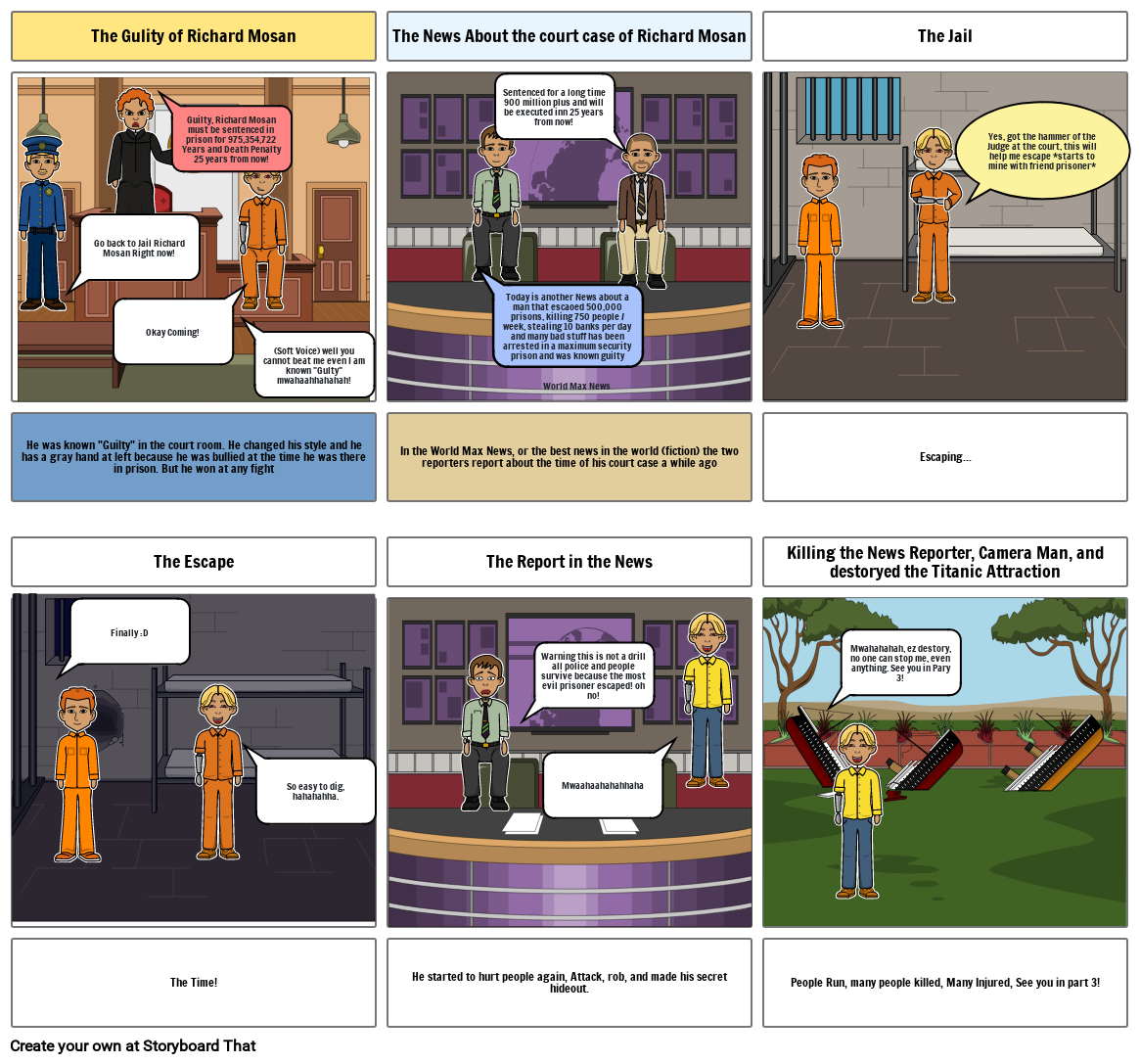 The Prison Life Part 2: The Escape Storyboard por 70d8ef86