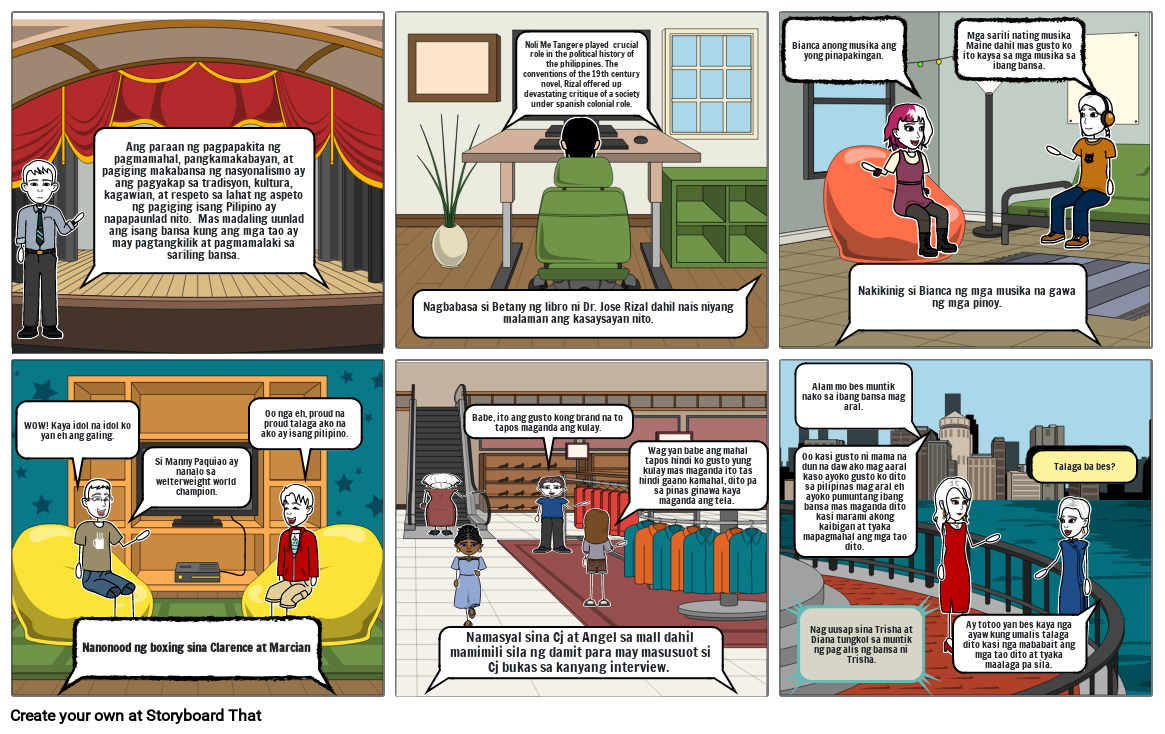 nasyonalismo Storyboard by 712faa4a