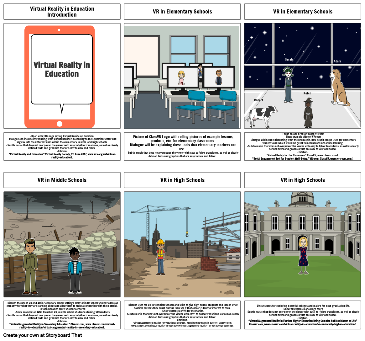 vr Storyboard por 71887b96
