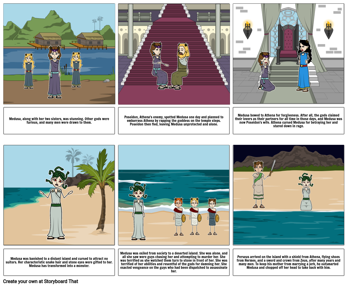 Medusa Storyboard by 71bdb597