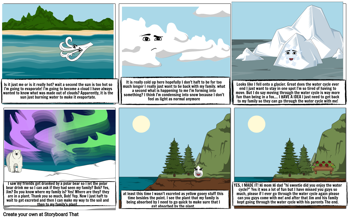 Water Cycle Vinny 2 Storyboard by 72098e35