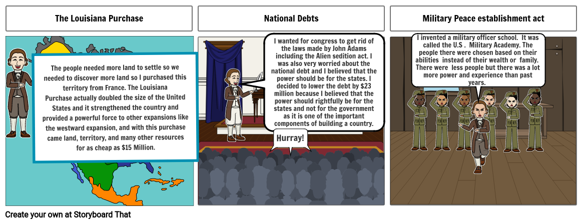 The age of Thomas Jefferson Storyboard par 72adae52