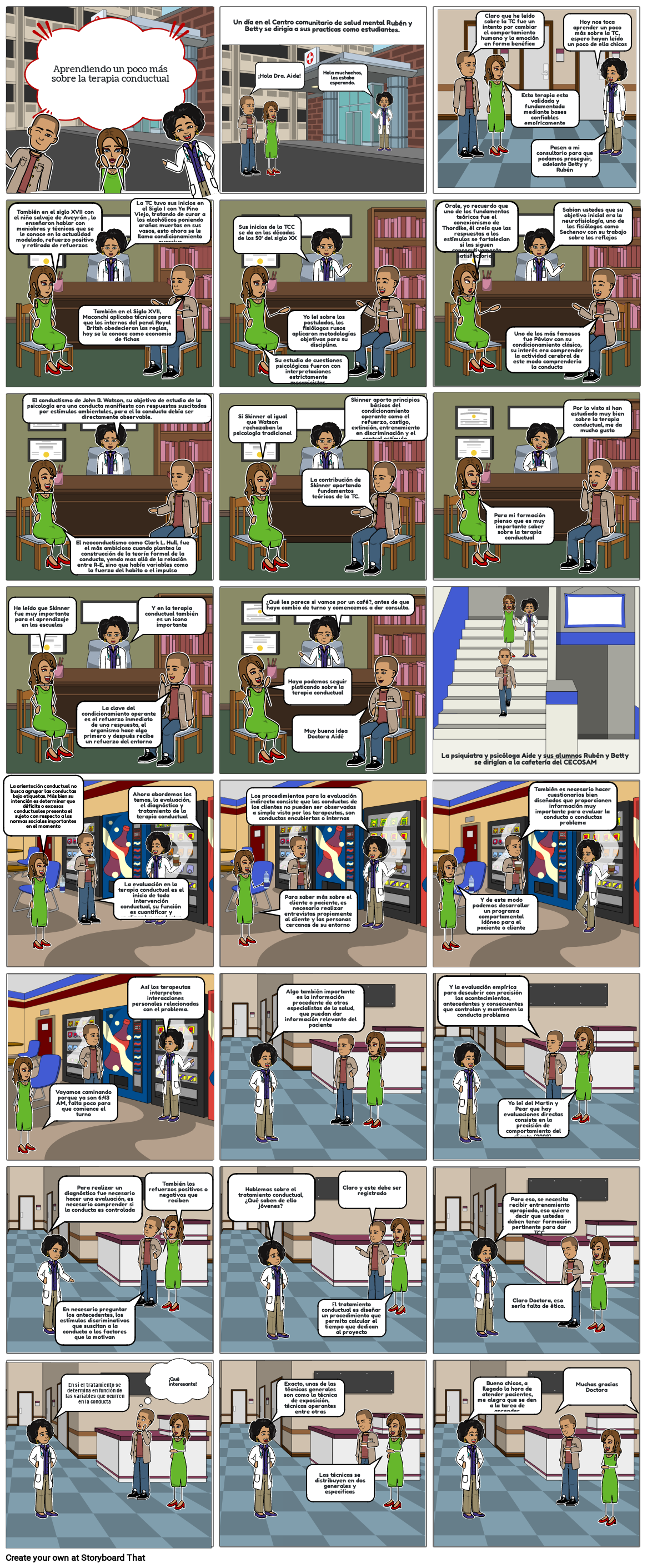 La terapía conductual Storyboard by 7368f511