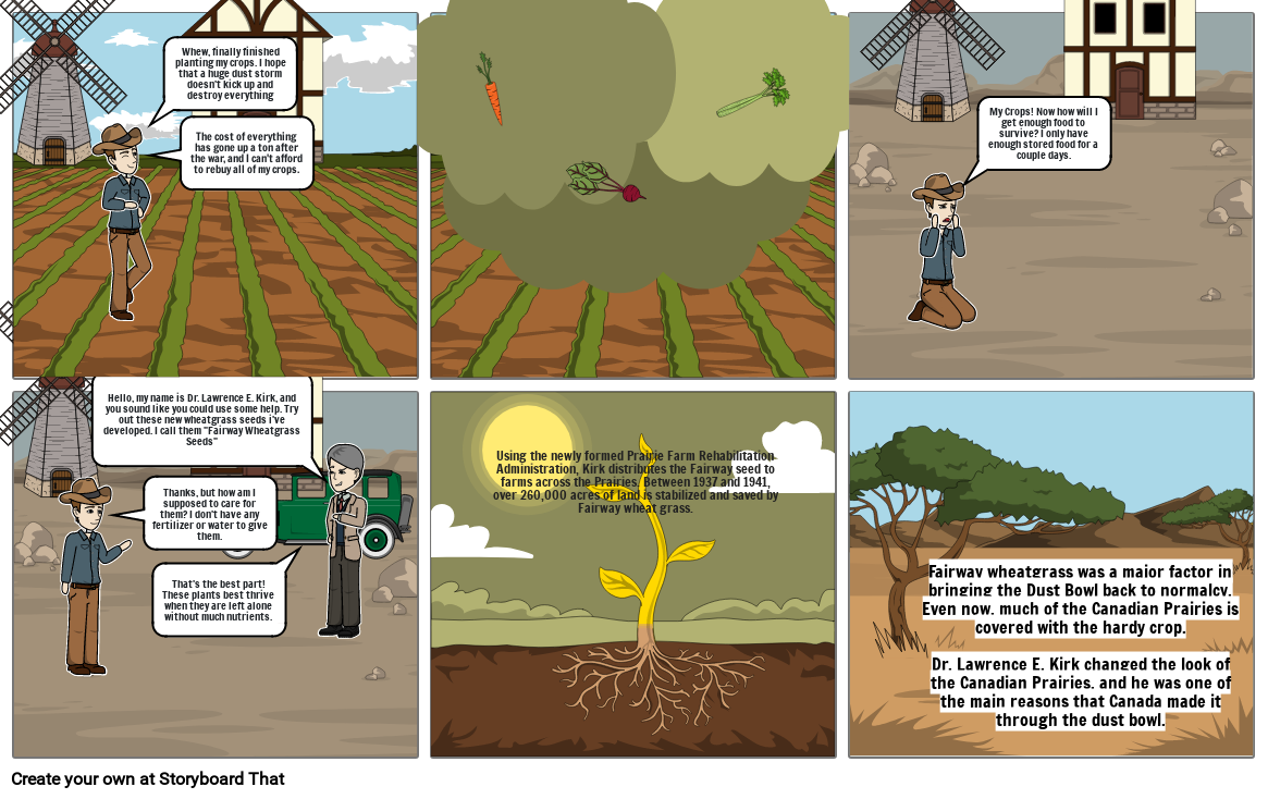 The Dustbowl Storyboard by 73be52c4