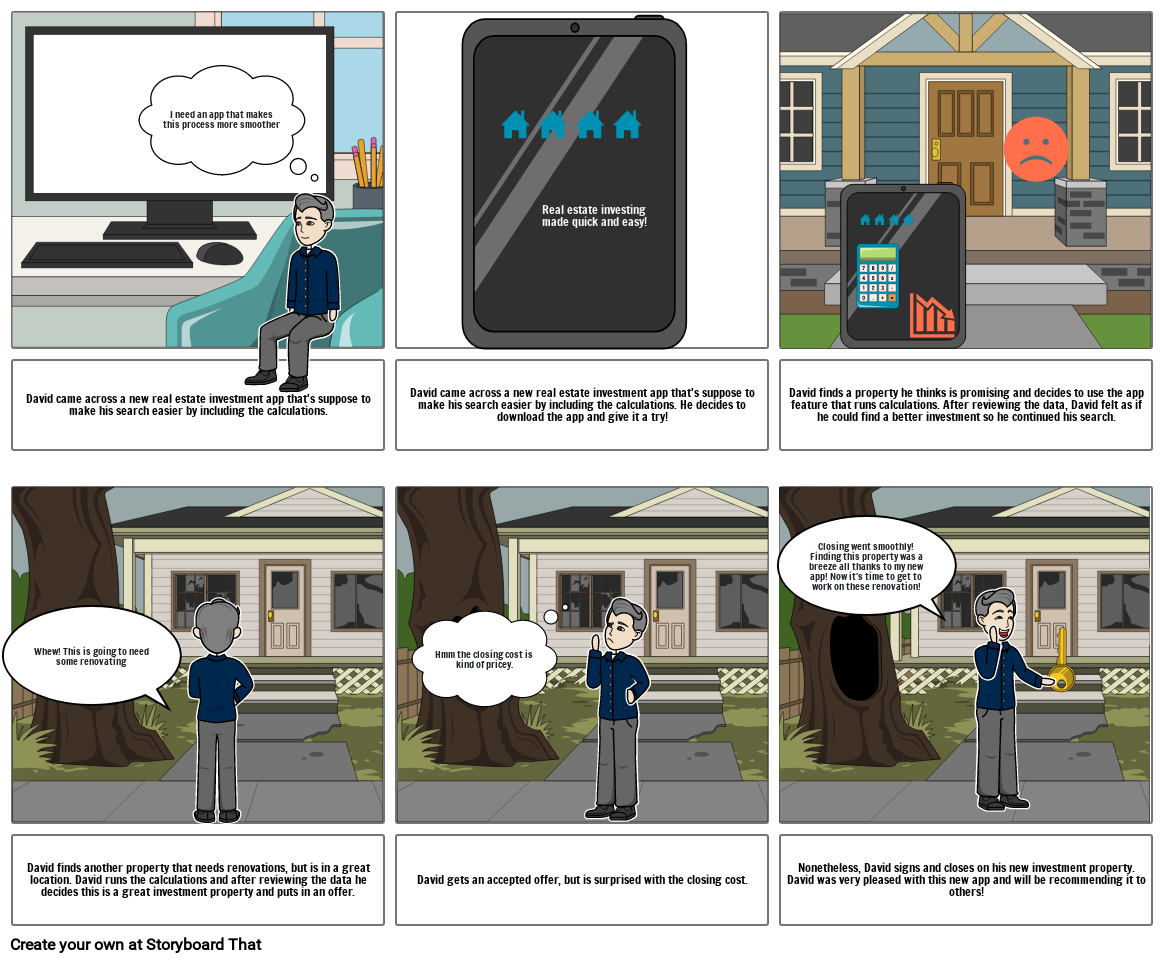Dan-Real Estate Investor Storyboard par 74092159