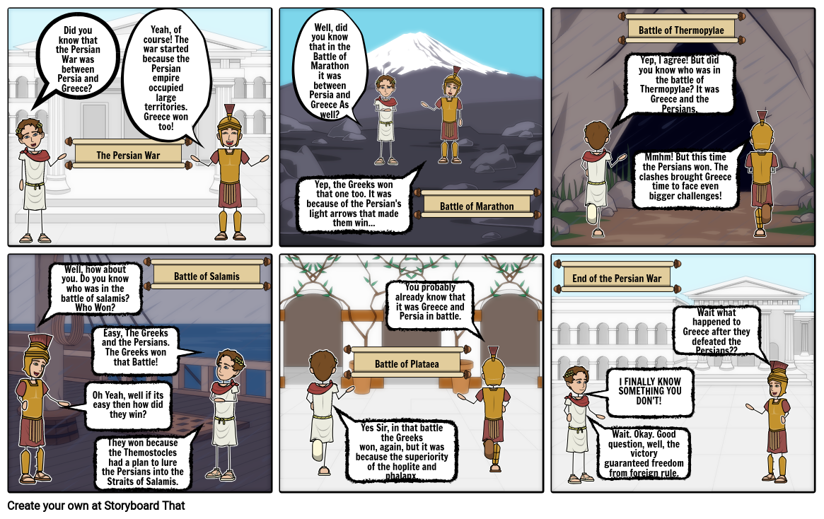 Persian Wars Storyboard por 7443d36f
