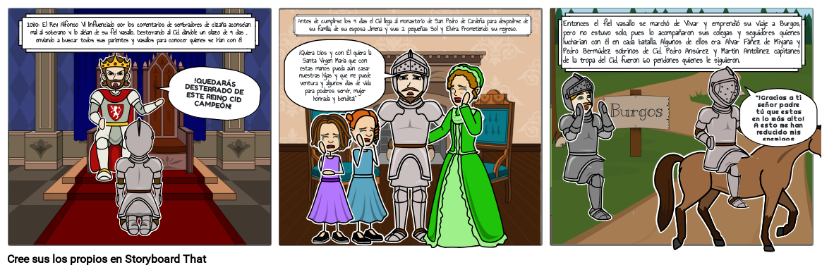 Mio Cid Storyboard by 7485db66