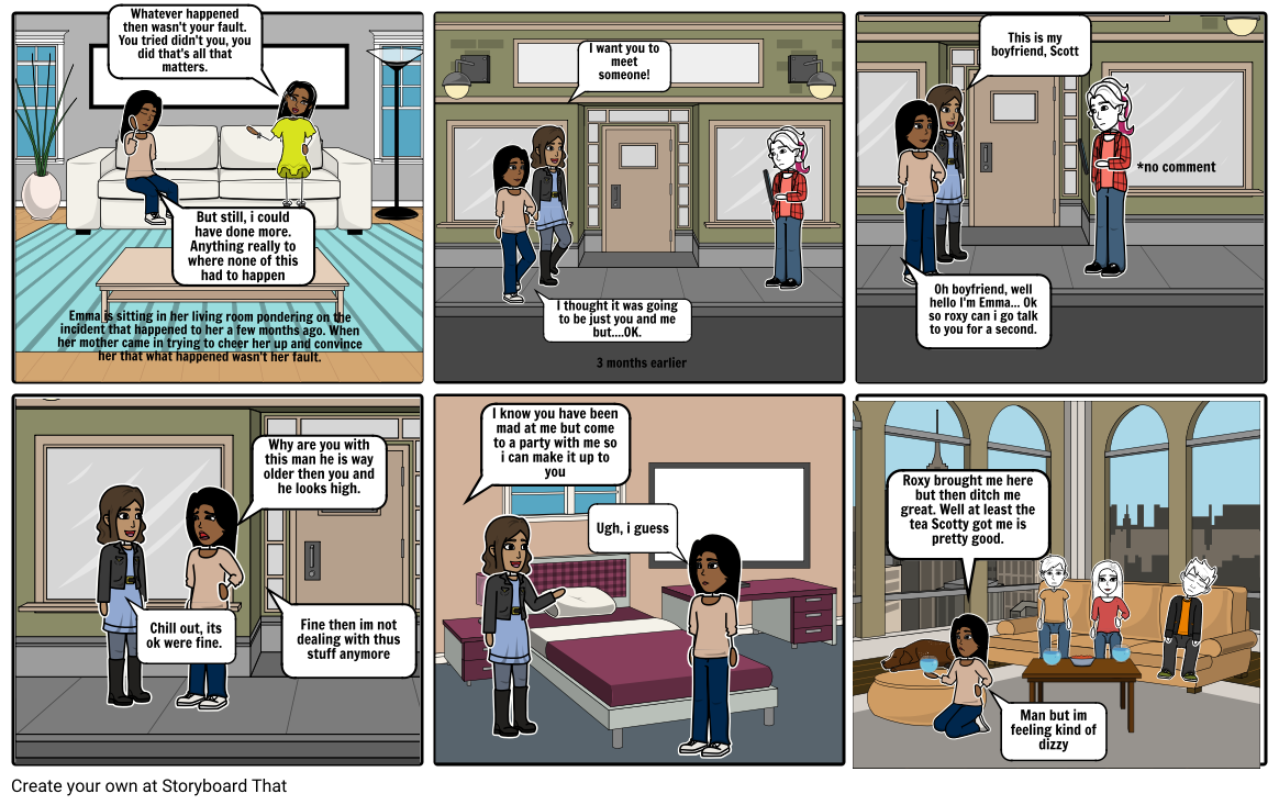 The definition of friendship Storyboard por 74a66d0830712