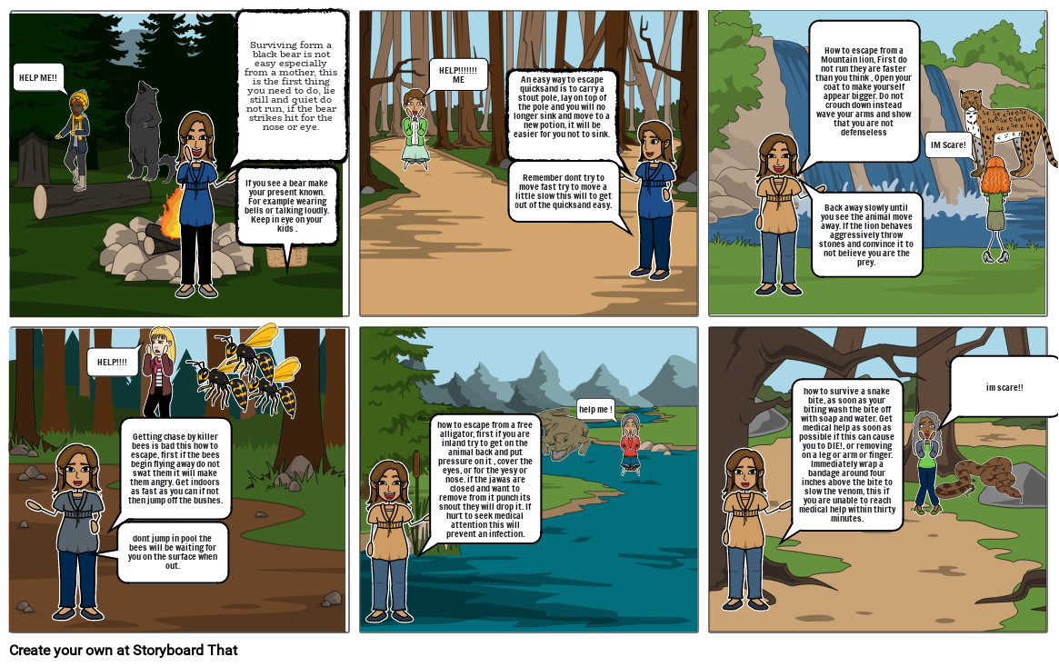 Survival Handy Book Storyboard por 74bbb53e