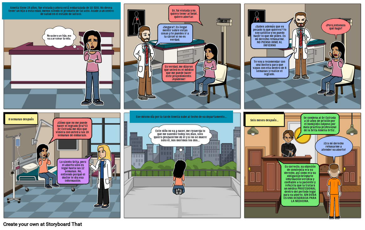 Objeción de conciencia Storyboard by 74be41df