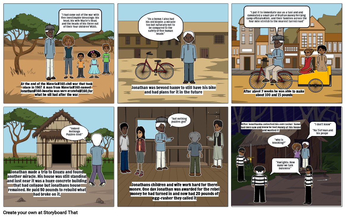 English-Civil peace story board Storyboard by 75063071