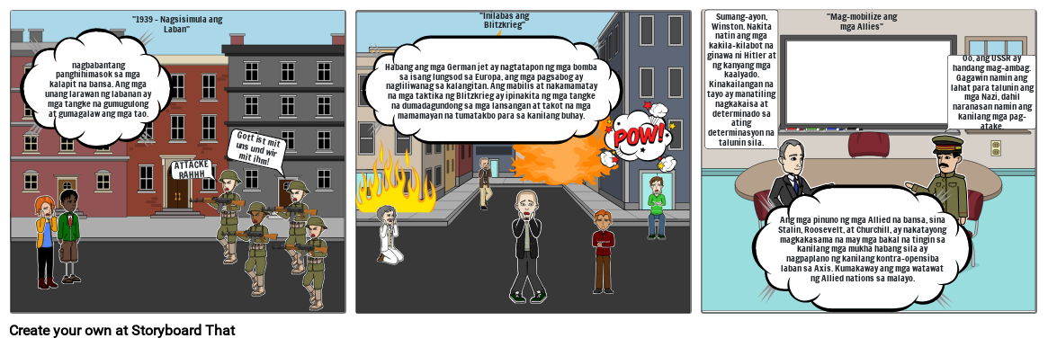 ww2 Storyboard por 758b72c2