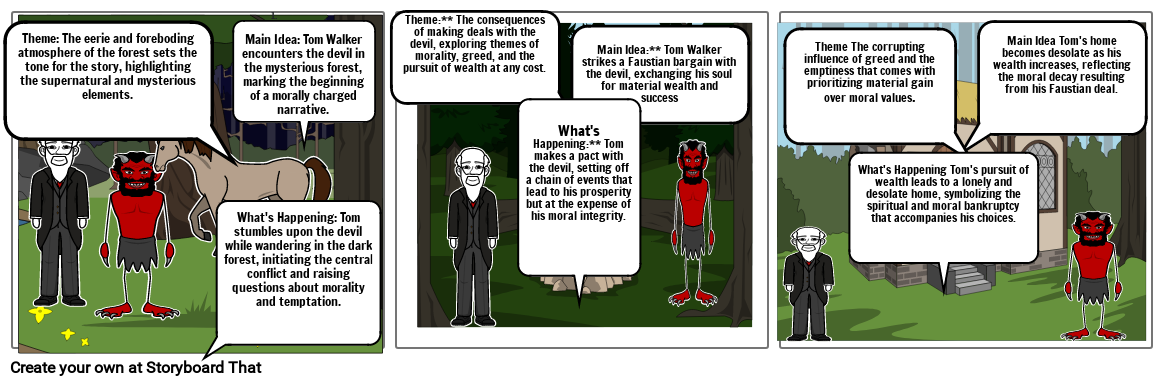 tom walker and the devil Storyboard by 75e4a39e