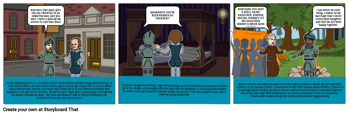 Othello Storyboard por 762c7a14