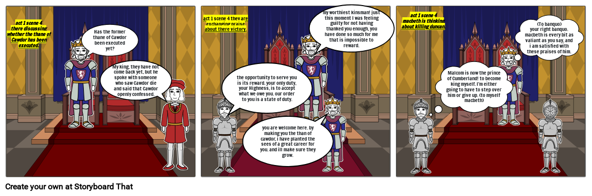 MACBETH Storyboard by 7639c250