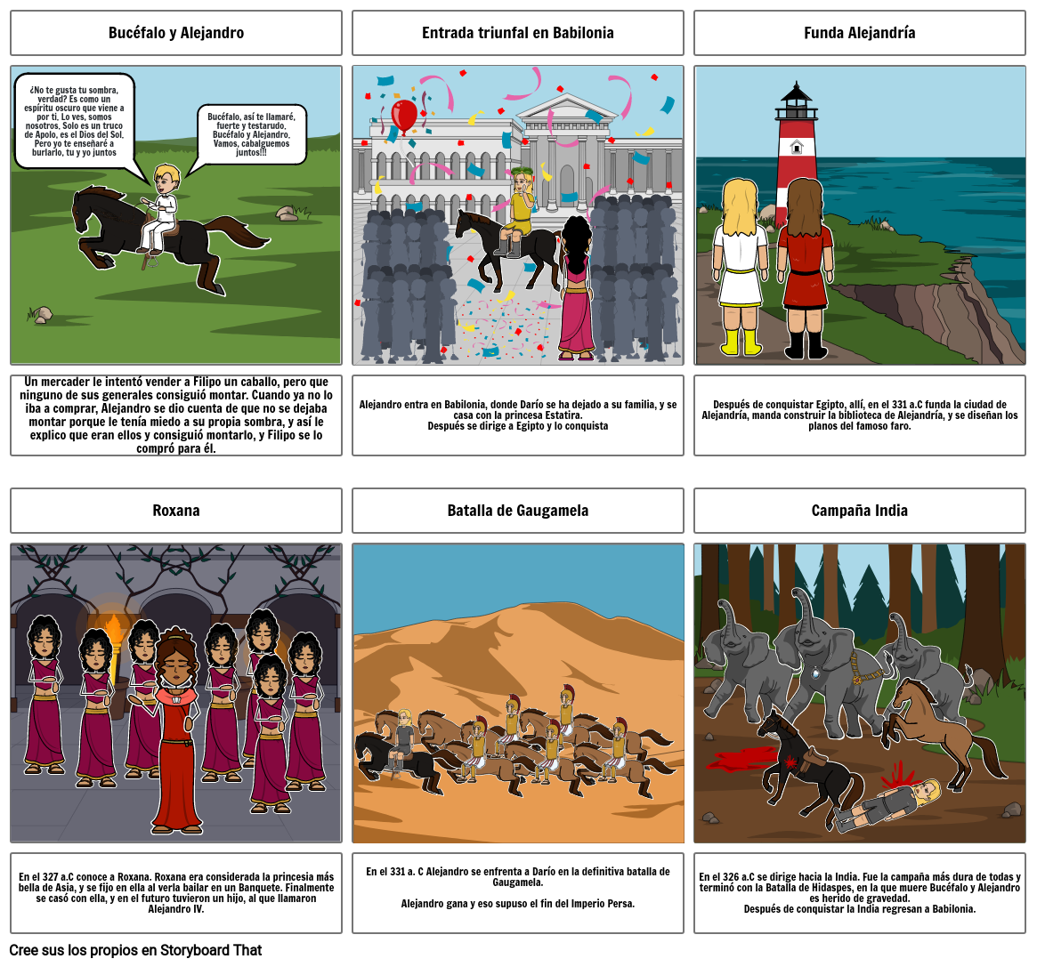 Alejandro Magno 2 Storyboard por 765f5f6c