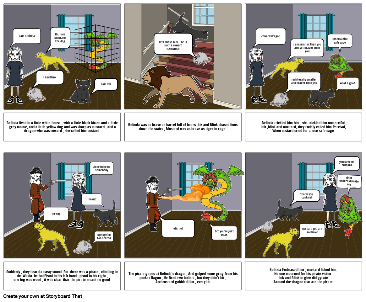 custard the dragon Storyboard by 76957cd4