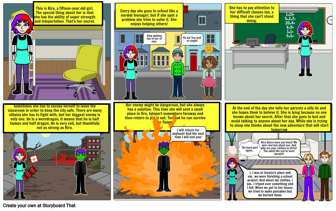 superhero Storyboard by 76afedf6