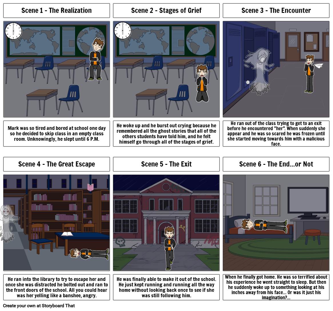 Scared to Death Storyboard par 7711cef7