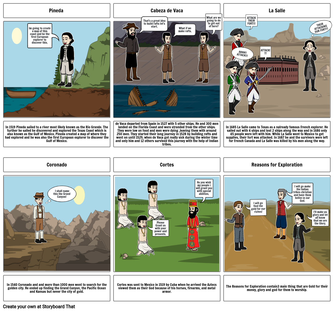 texas history explorers Storyboard por 77aa3f47