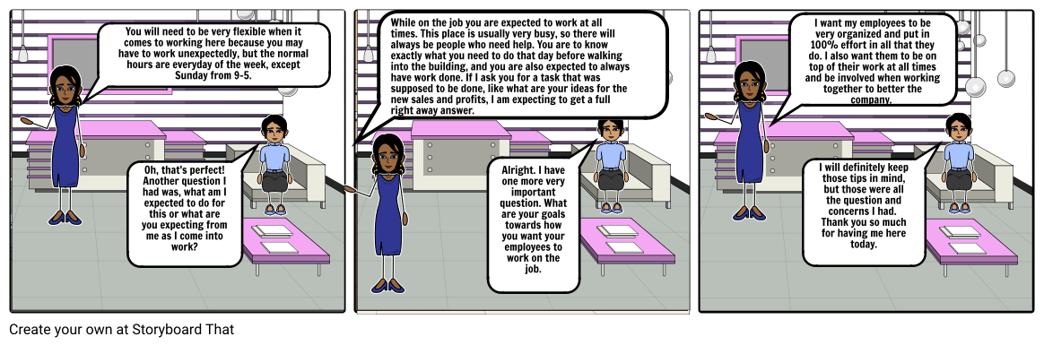 Interview Storyboard Storyboard von 77bc1204