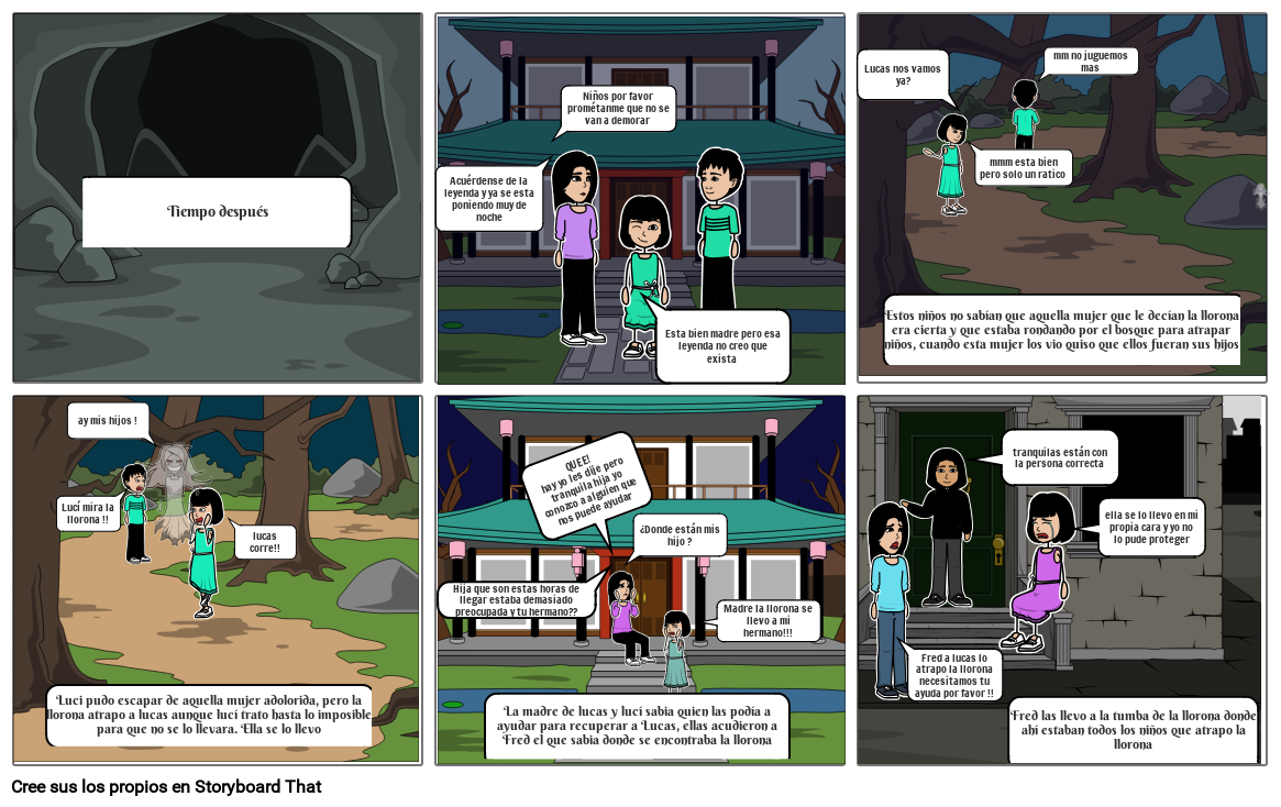 La llorona Storyboard por 78c05e79