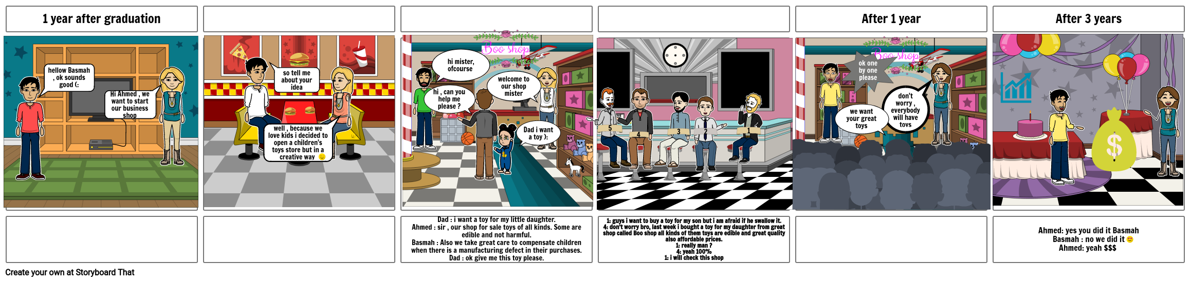 Boo shop Storyboard by 7914b432