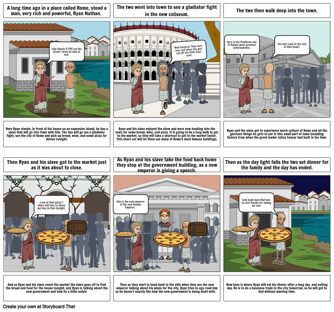 Cooper Rudy’s Ancient Rome comic. Storyboard por 7979a3bf