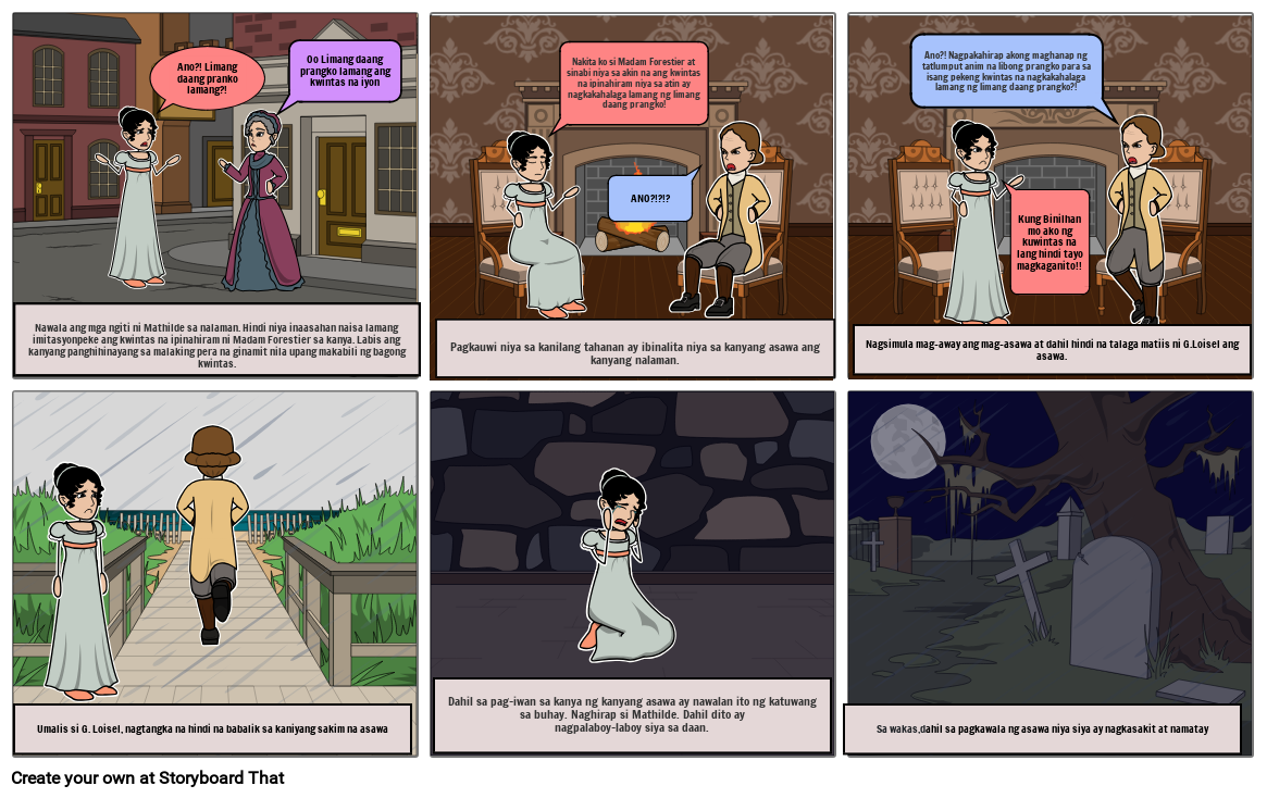 Ang Kwintas Storyboard by 7a174fe6