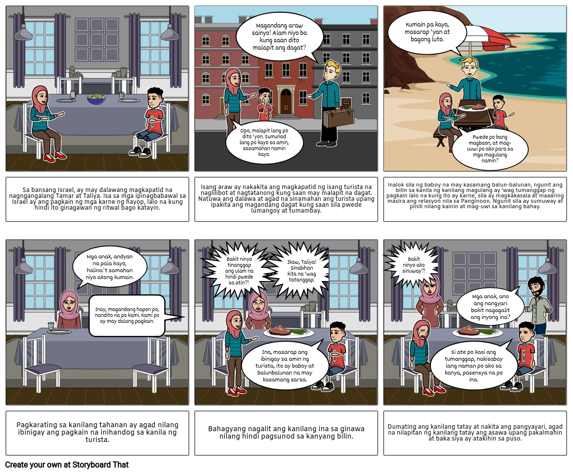 Ang Parabula Storyboard por 7a4833eb