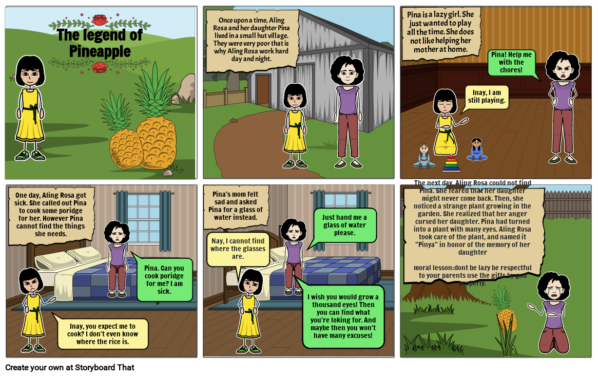 legend of pineapple Storyboard por 7b33c915