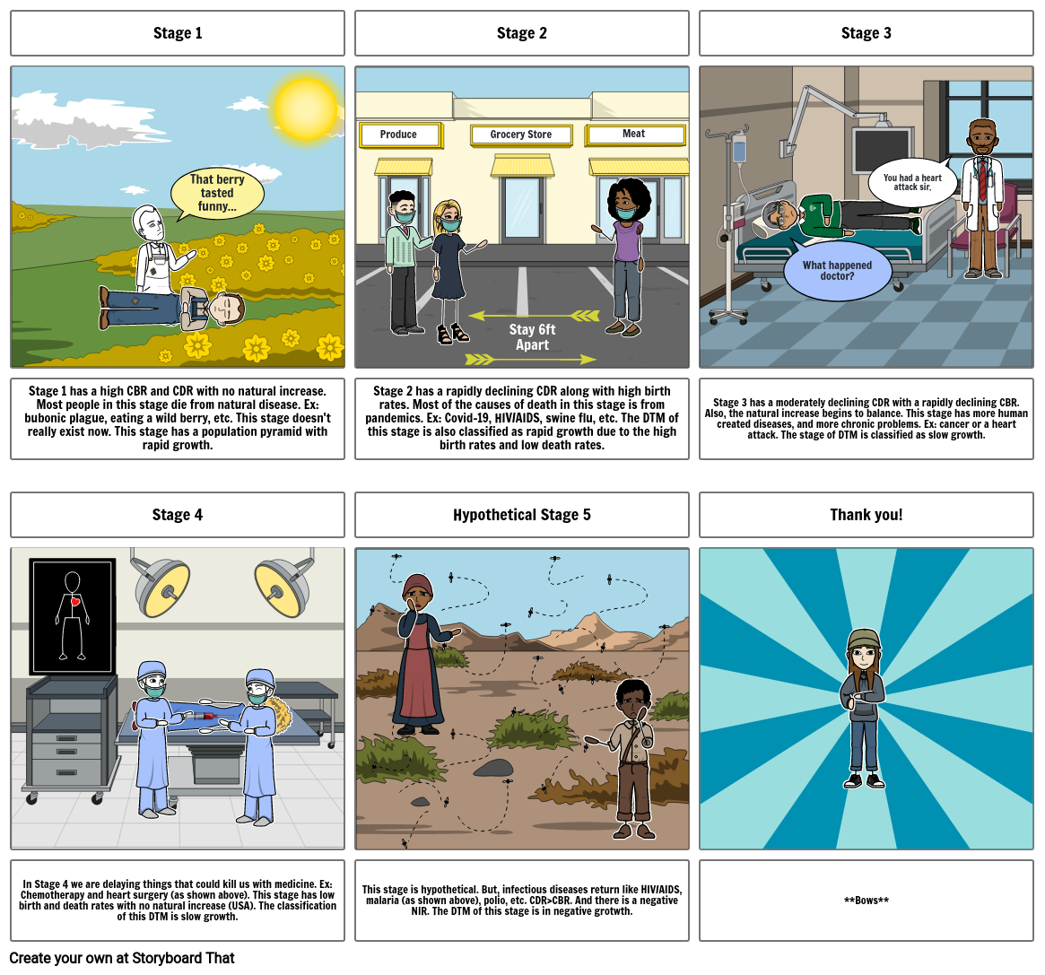 Demographic Transition Model- Bella Pilgirm Storyboard