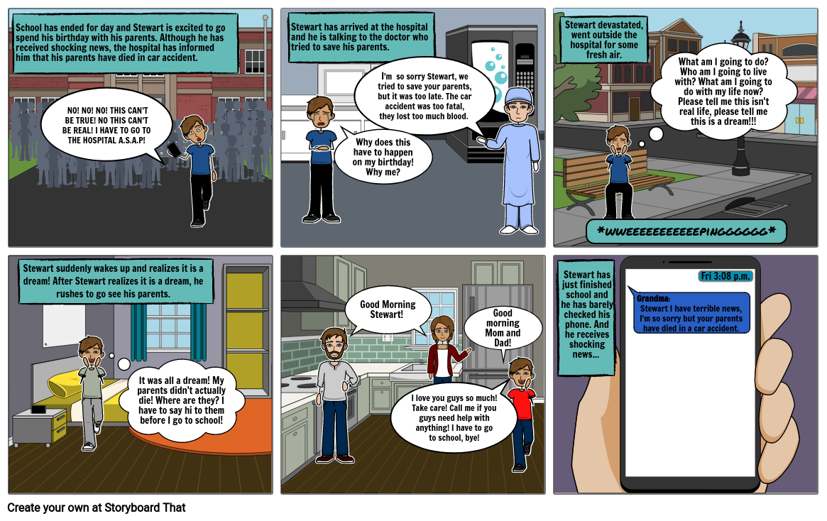 Comic Strip Storyboard por 7b8ada83