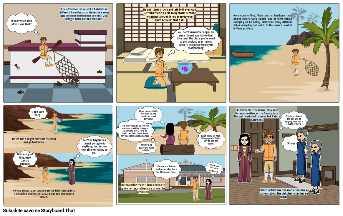 The Legend of Lake Toba Storyboard por 7baf4dd9