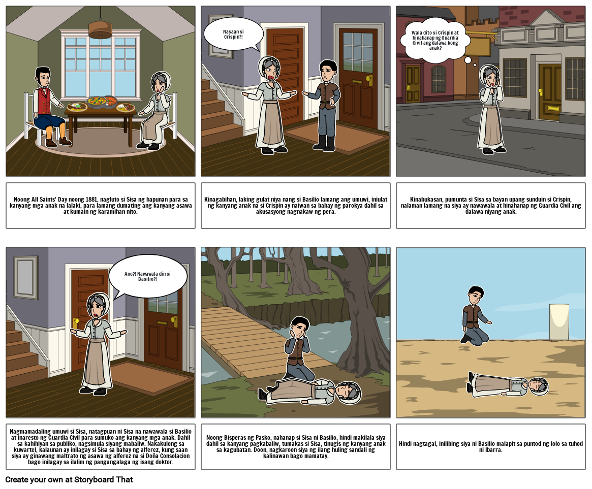 Sisa's Descent into Madness Storyboard by 7be350c1