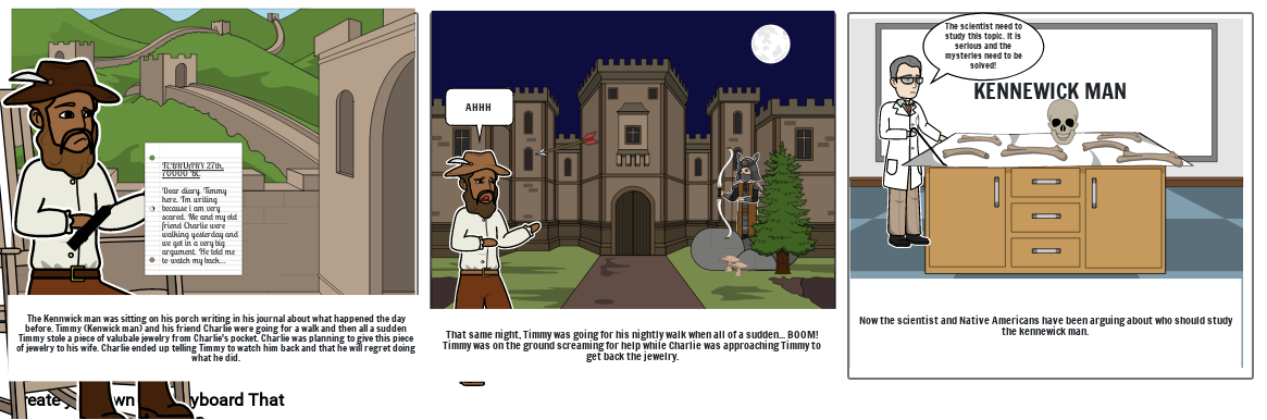 The True Story About THE Kennewick Man... Storyboard